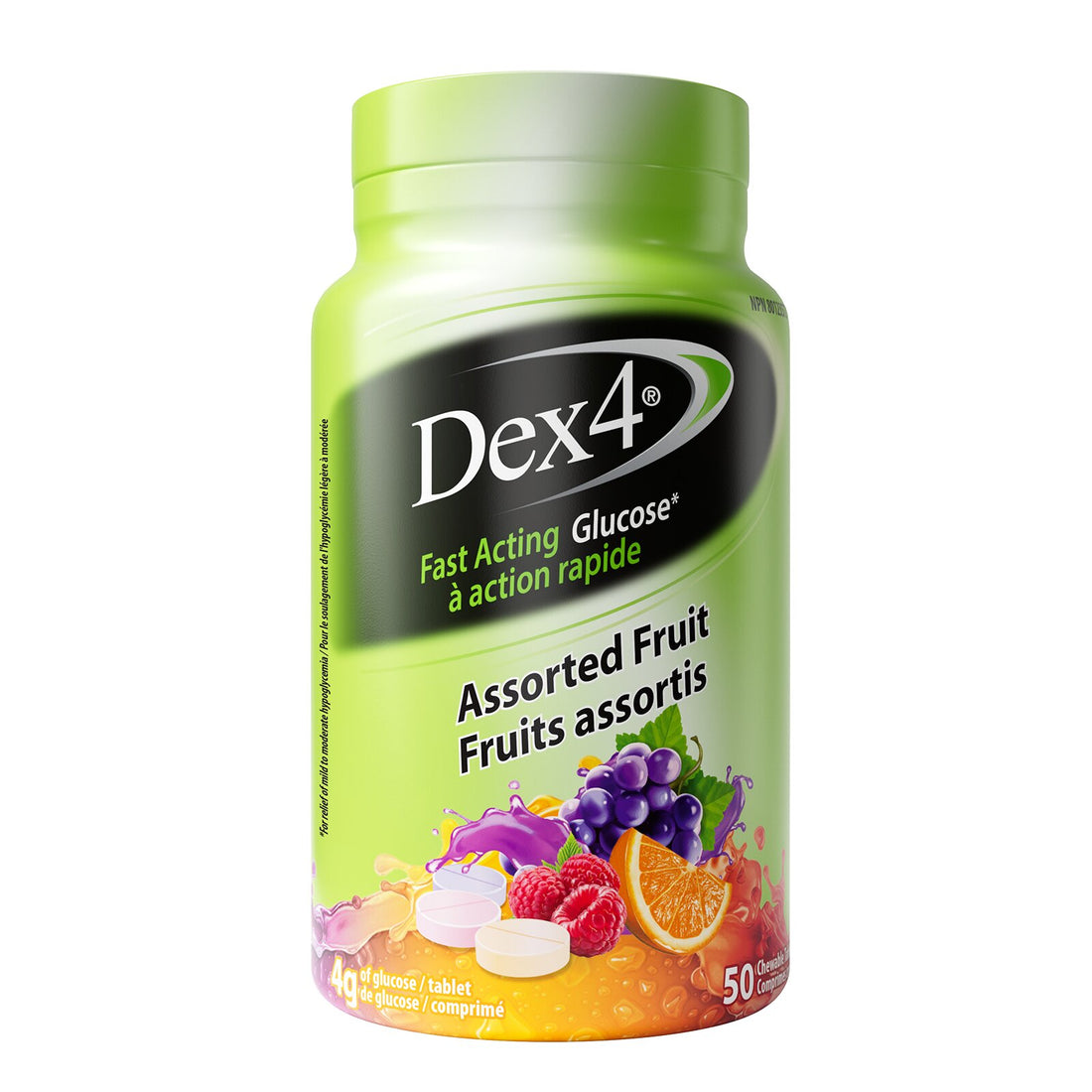 Dex4 Glucose Tablet Bottles (50 tablets) – AMG Medical